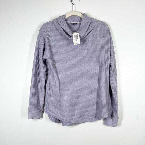 Splendid | Sweaters | Spledid Nwt Waffle Knit Thermal Cowl Neck Sweater ...